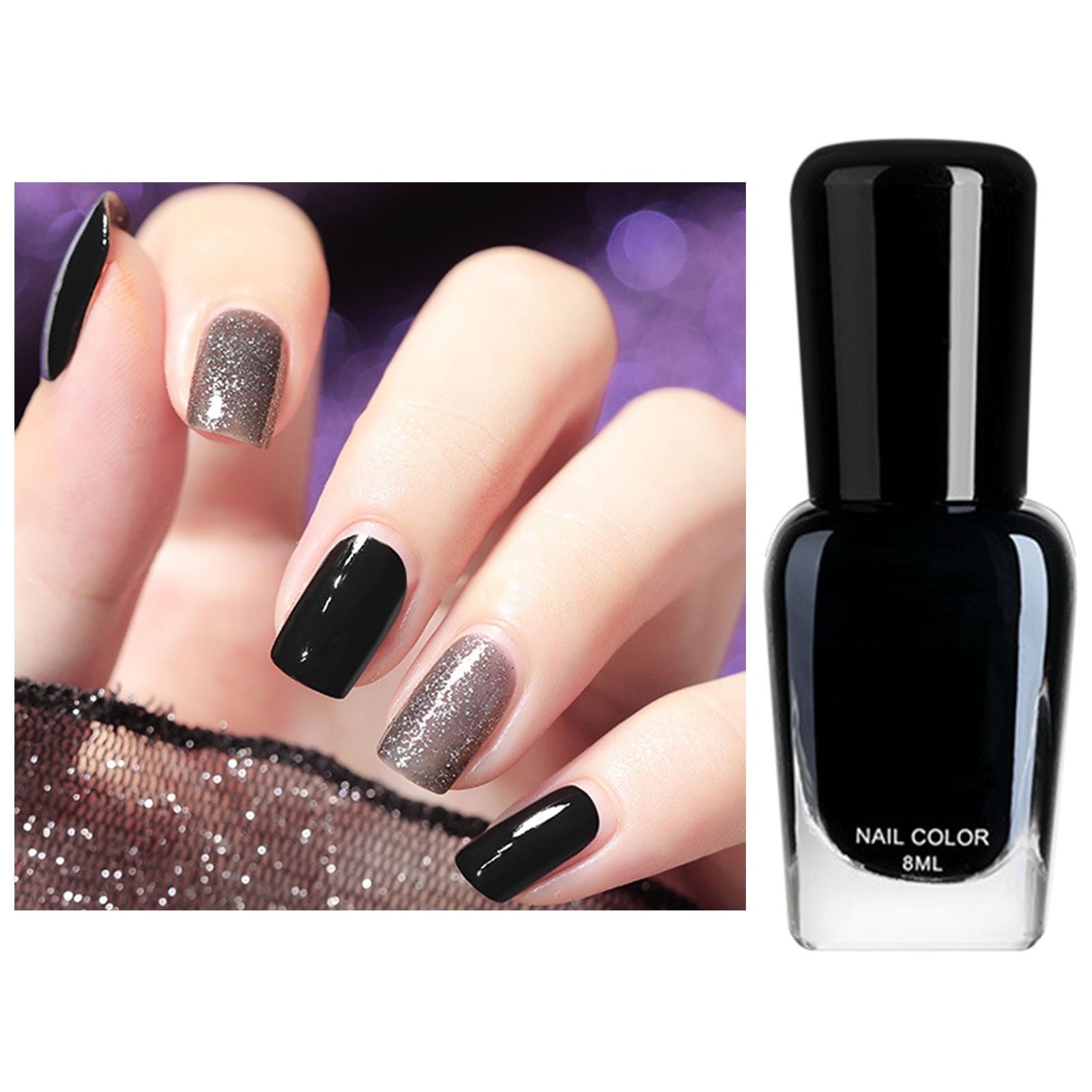 Gel Nail Polish Water Based Nail Polish No Bake Long Lasting Tearable Quick Drying Nude Color