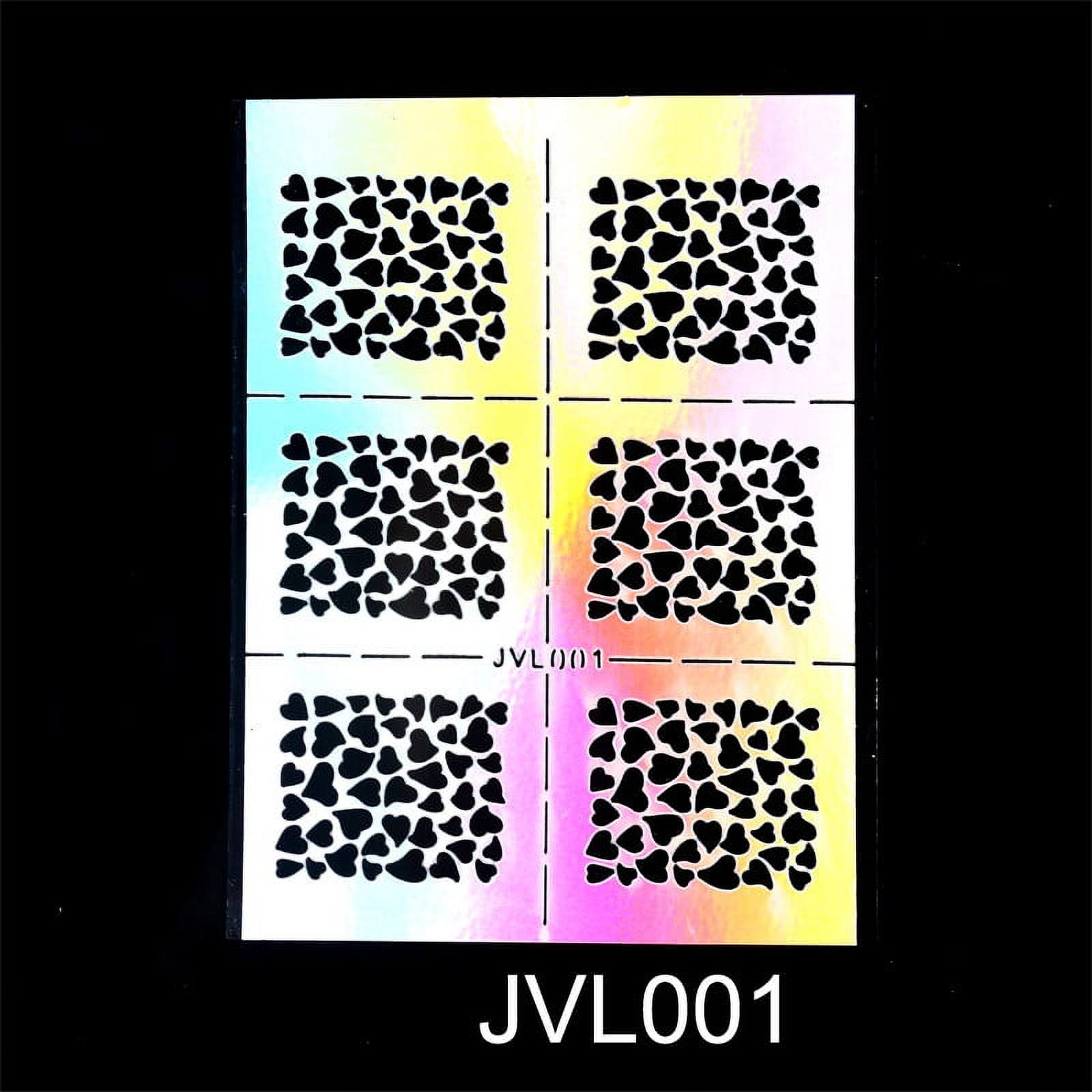 Gel Nail Stickers Transfer Stickers Design Hollow Manicure Tips Decal ...