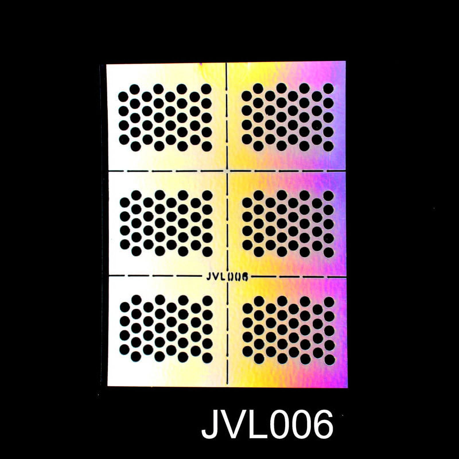 Hanety Gel Nail Stickers Transfer Stickers Design Hollow Manicure Tips ...