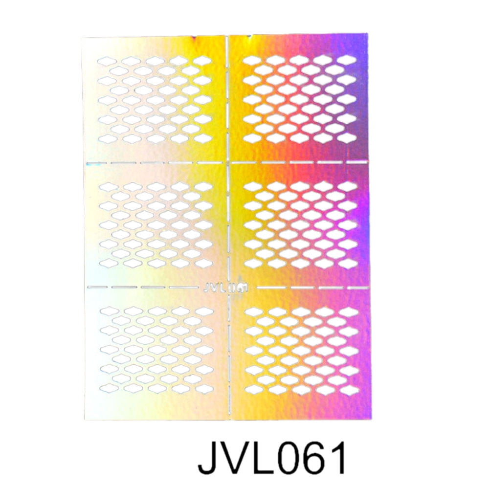 Hanety Gel Nail Stickers Transfer Stickers Design Hollow Manicure Tips ...