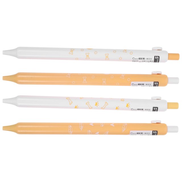 Gel Pen Set 4 Pcs Simple Writing Reusable Ink Pens Neutral Office ...