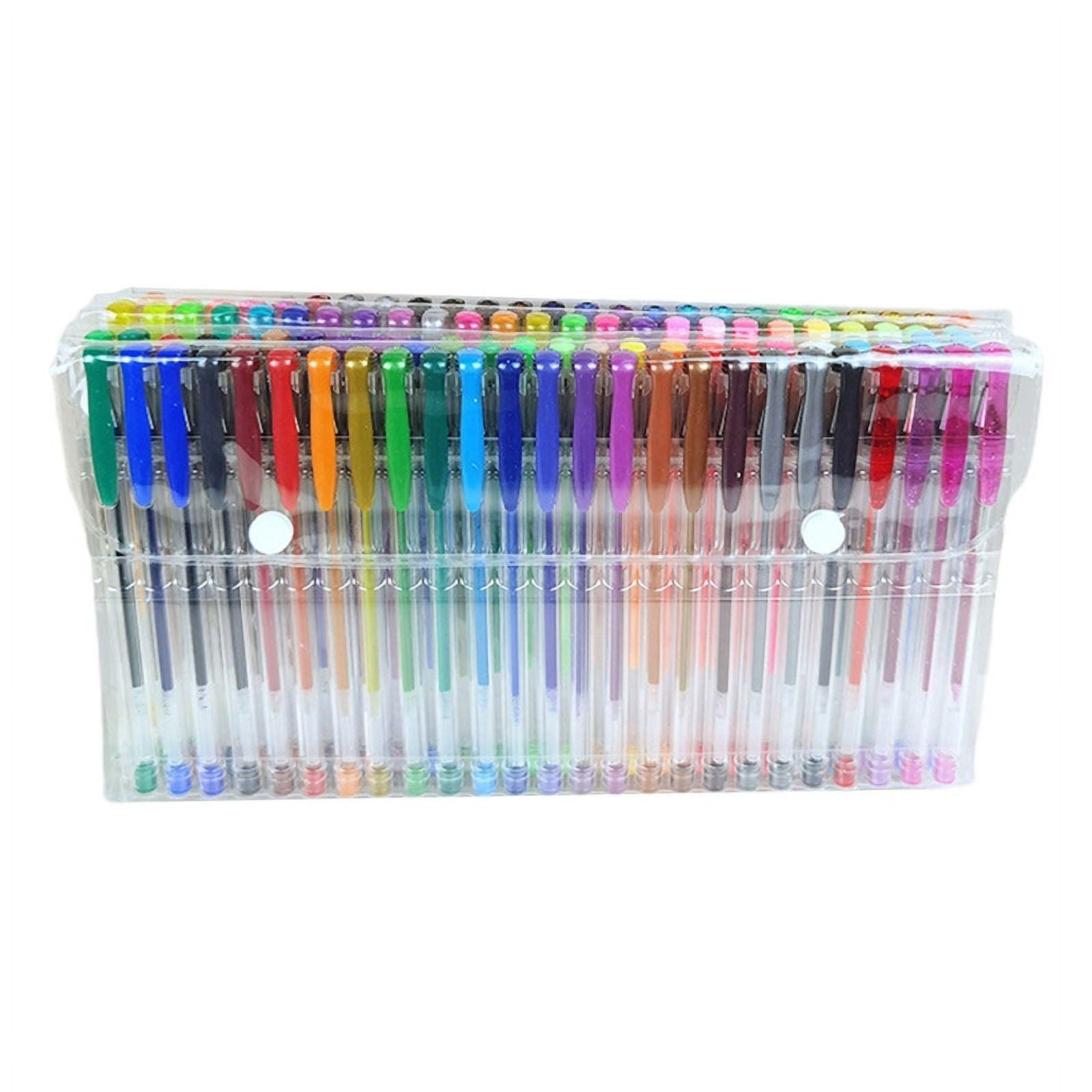 Gel Pens 100-Color Set for Coloring Books Colored Gel Pen 0.5mm Fine ...