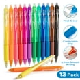 Deli Erasable Gel Pens, Retractable Erasable Pens Clicker, 0.7mm Fine ...