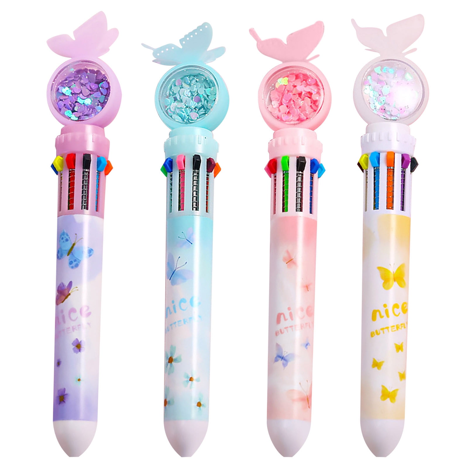 Gel Pens Ballpoint Pens Christmas 10 Color Ballpoint Pen Color ...