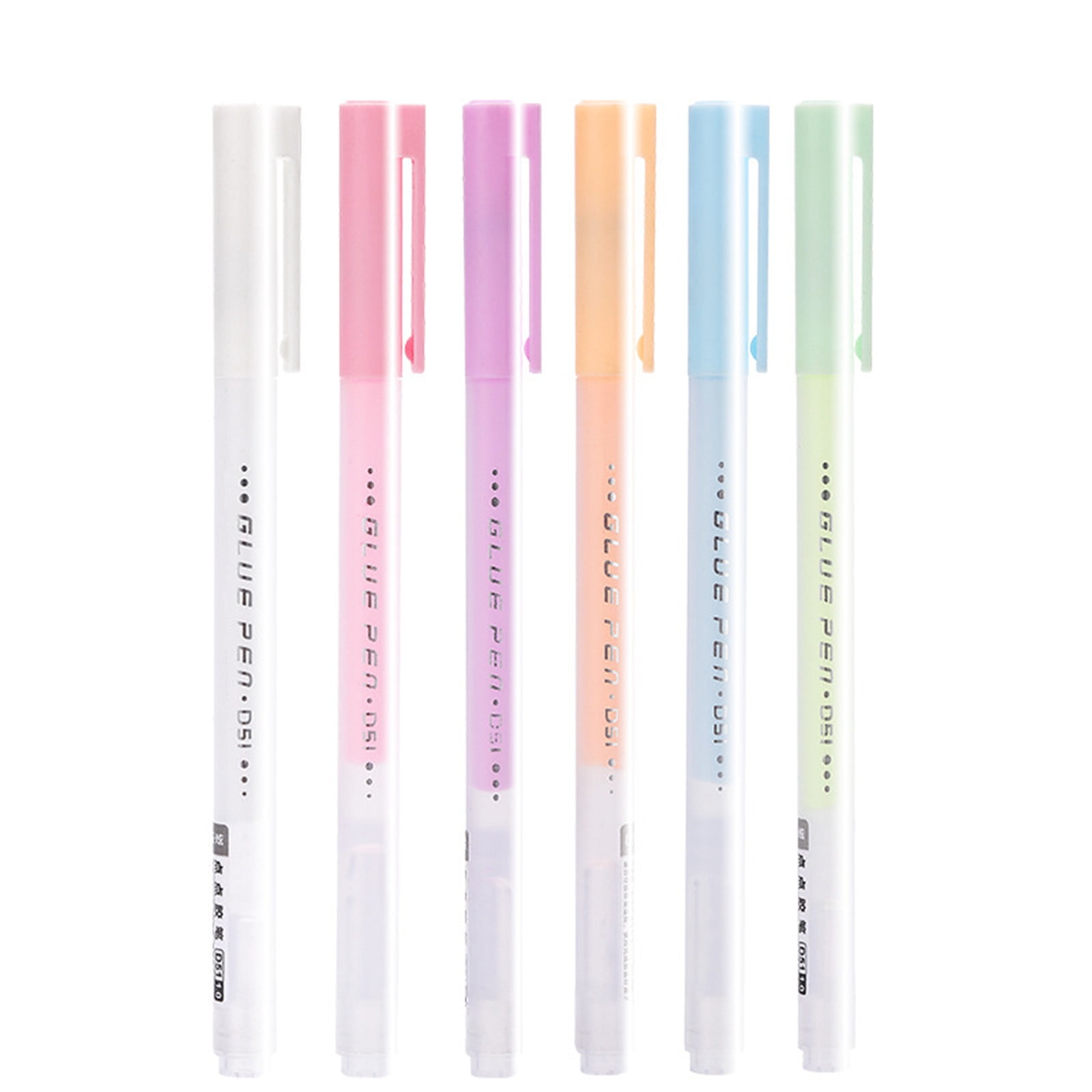 Gel Pens for Coloring Glue Pen Scrapbook Quick Dry Glue Pen Color Dispensing Pen Easy Control ...