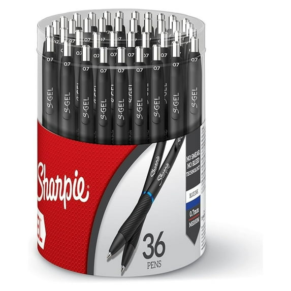 -Gel Pens, Gel Pens, Medium Point (0.7mm), Blue Gel Pen, 36 Count ...
