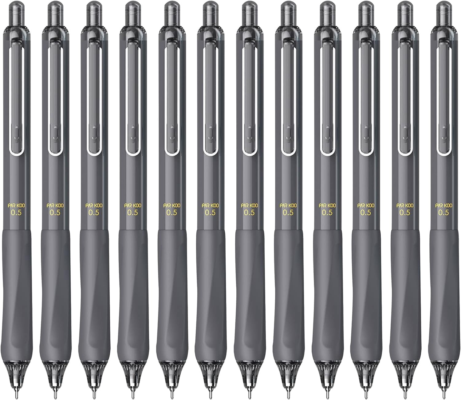 Gel Pens Quick Dry Ink Fine Point 0.5mm, Retractable Rolling Ball Black ...