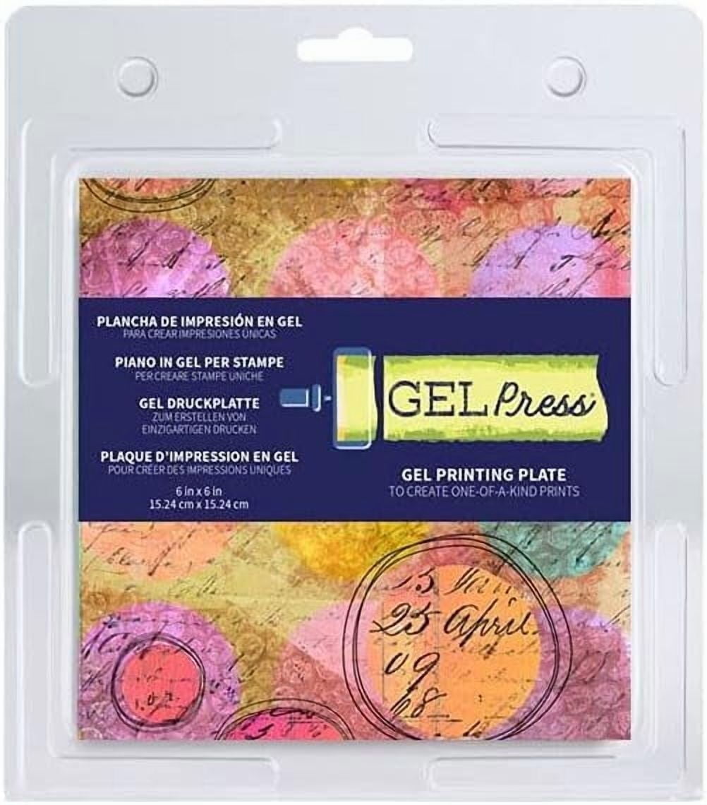 Gel Press Monoprinting Print Plate - 6” X 6” Gel Plate - Printmaking ...