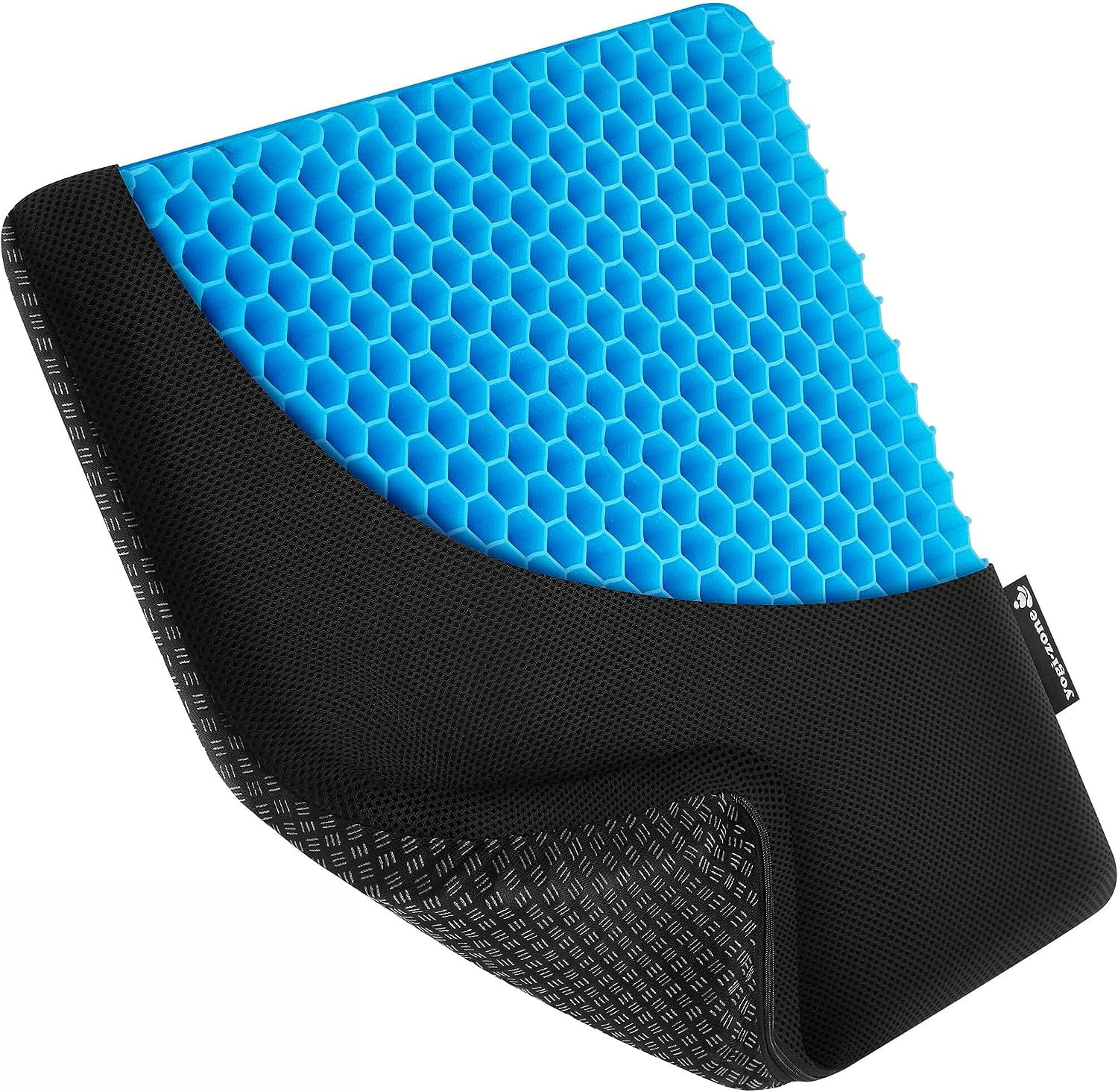 Gel Seat Cushion for Long Sitting – 17x17x1.6 in. Honeycomb Seat ...