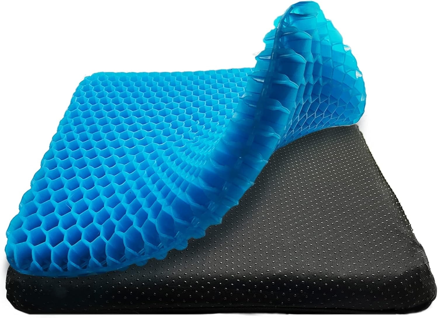 Gel Seat Cushion for Long Sitting, Double Thick Breathable Cushion, Gel ...