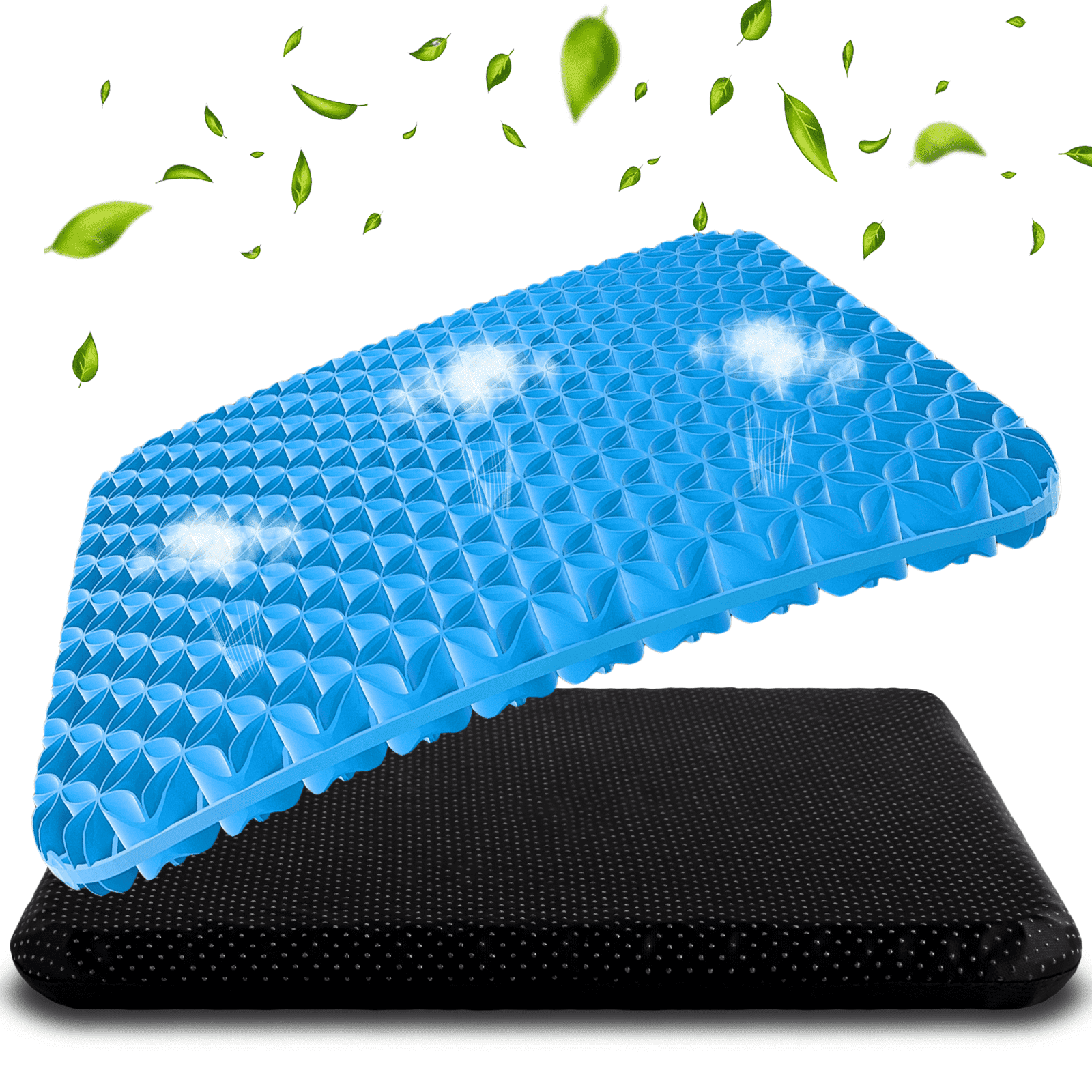 Gel Seat Cushion for Long Sitting , Soft & Breathable, Gel Cushion for ...