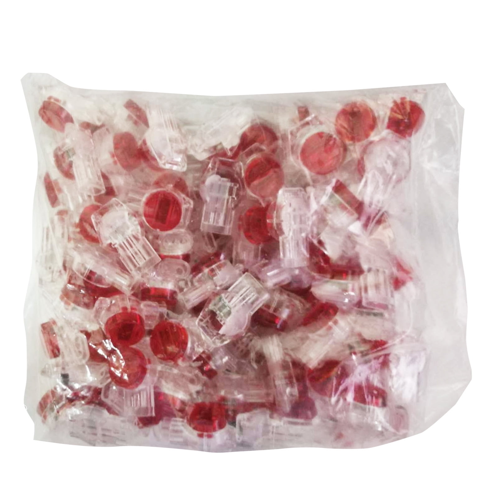 Gel Splice K3 Connector 3 Port Wire Connectors Red Clear (Pack of 100 ...