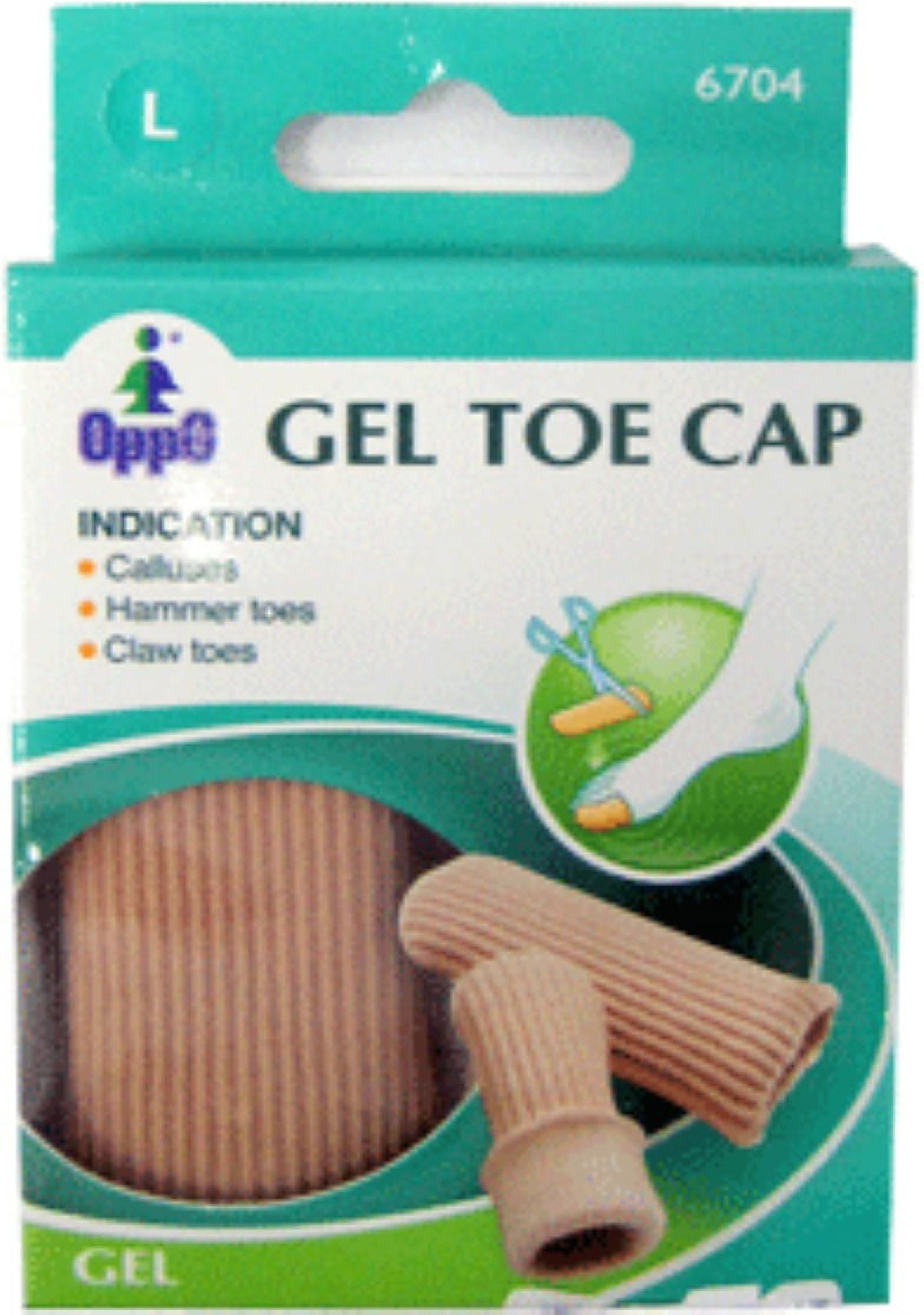 Gel Toe Cap, Medium [6704] 2 Pack - Walmart.com