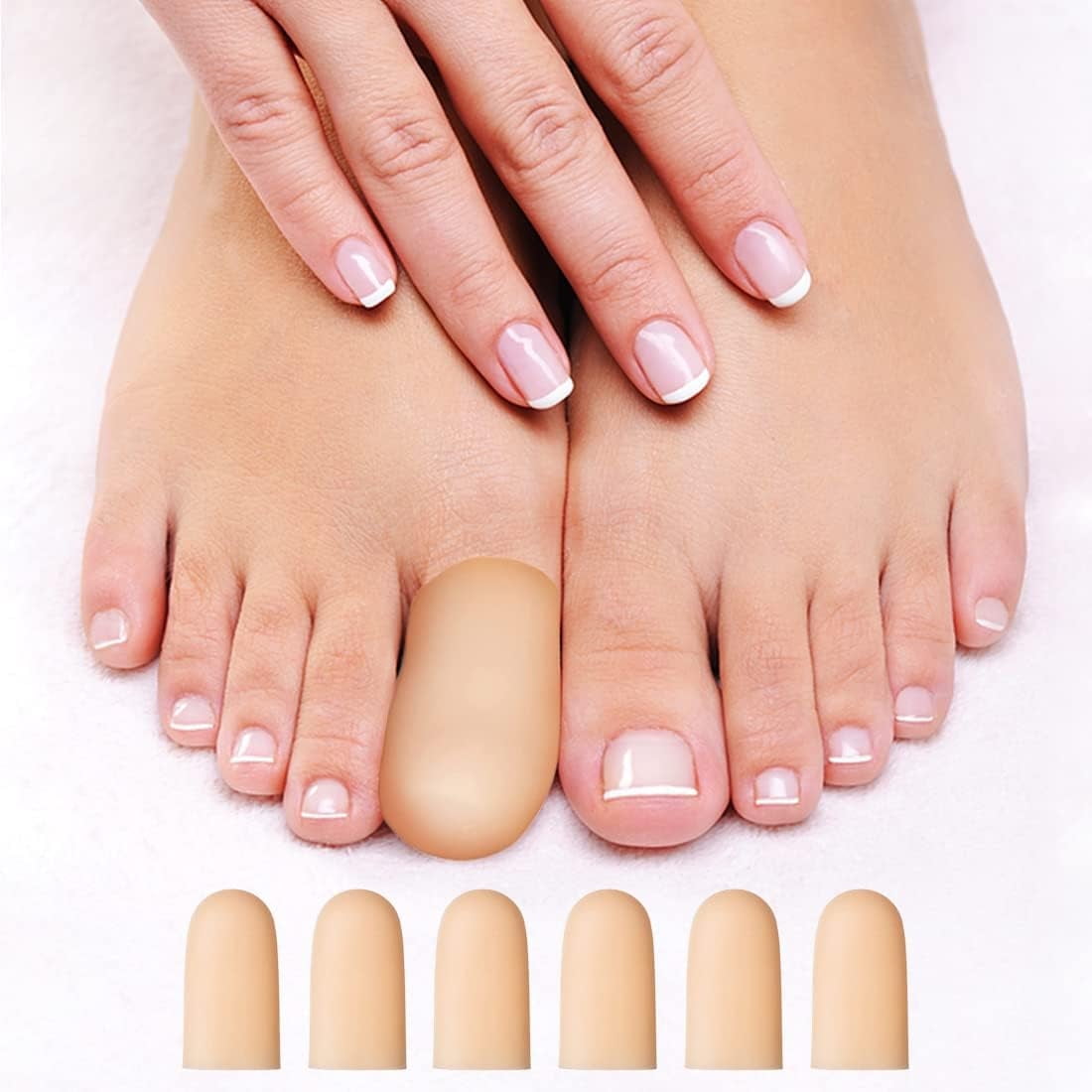 Gel Toe Cap and Silicone Protector 6 Pack to Provide Relief from ...