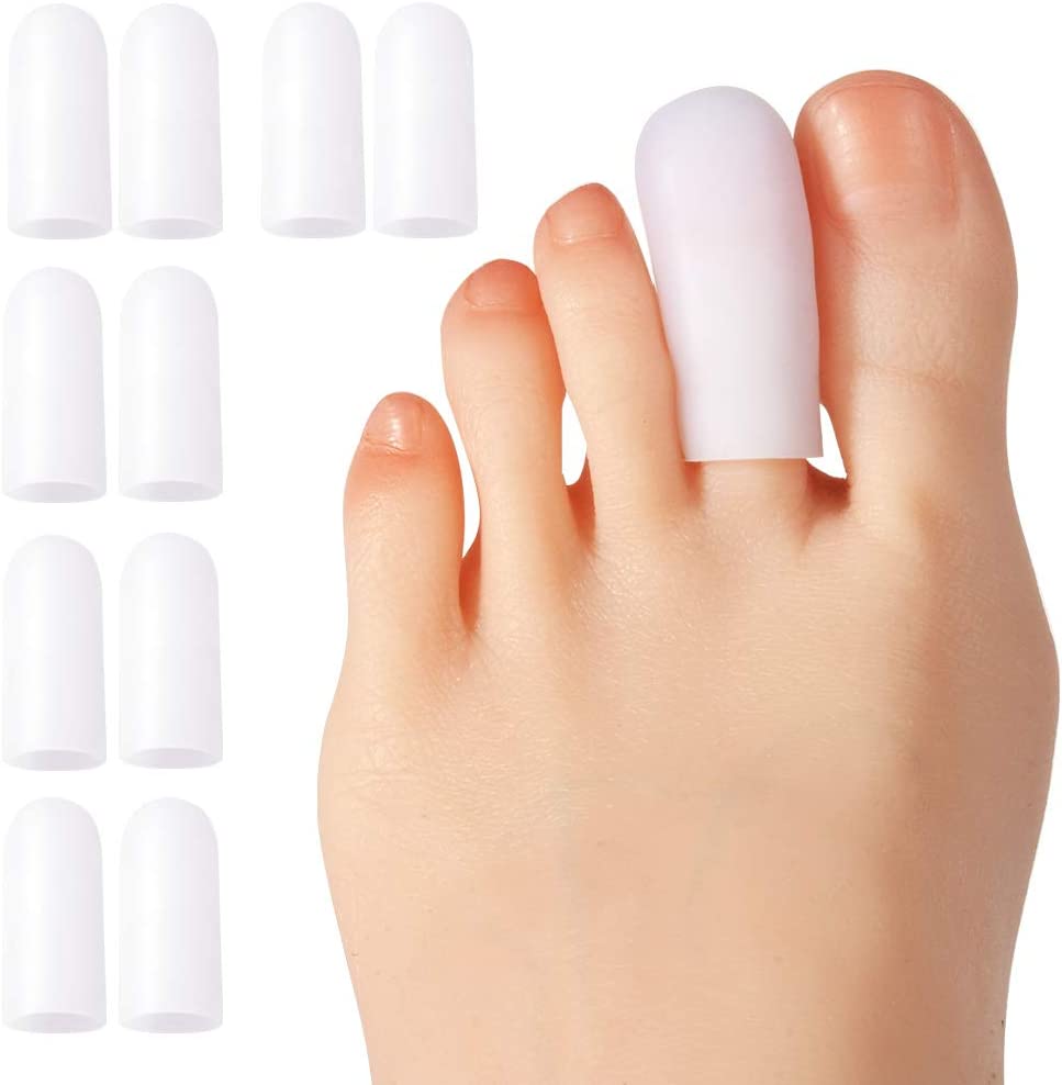 Gel Toe Protector Cap,Prevent Calluses,Corn,blisters,Hammer Toe (10 ...