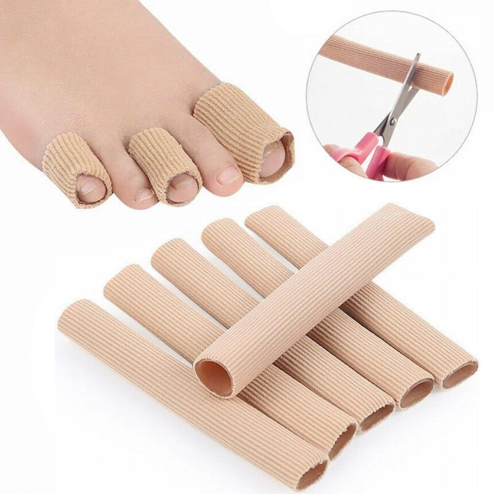 Gel Toe Protector Tube Bandage Finger Protection Pain Relief Foot ...
