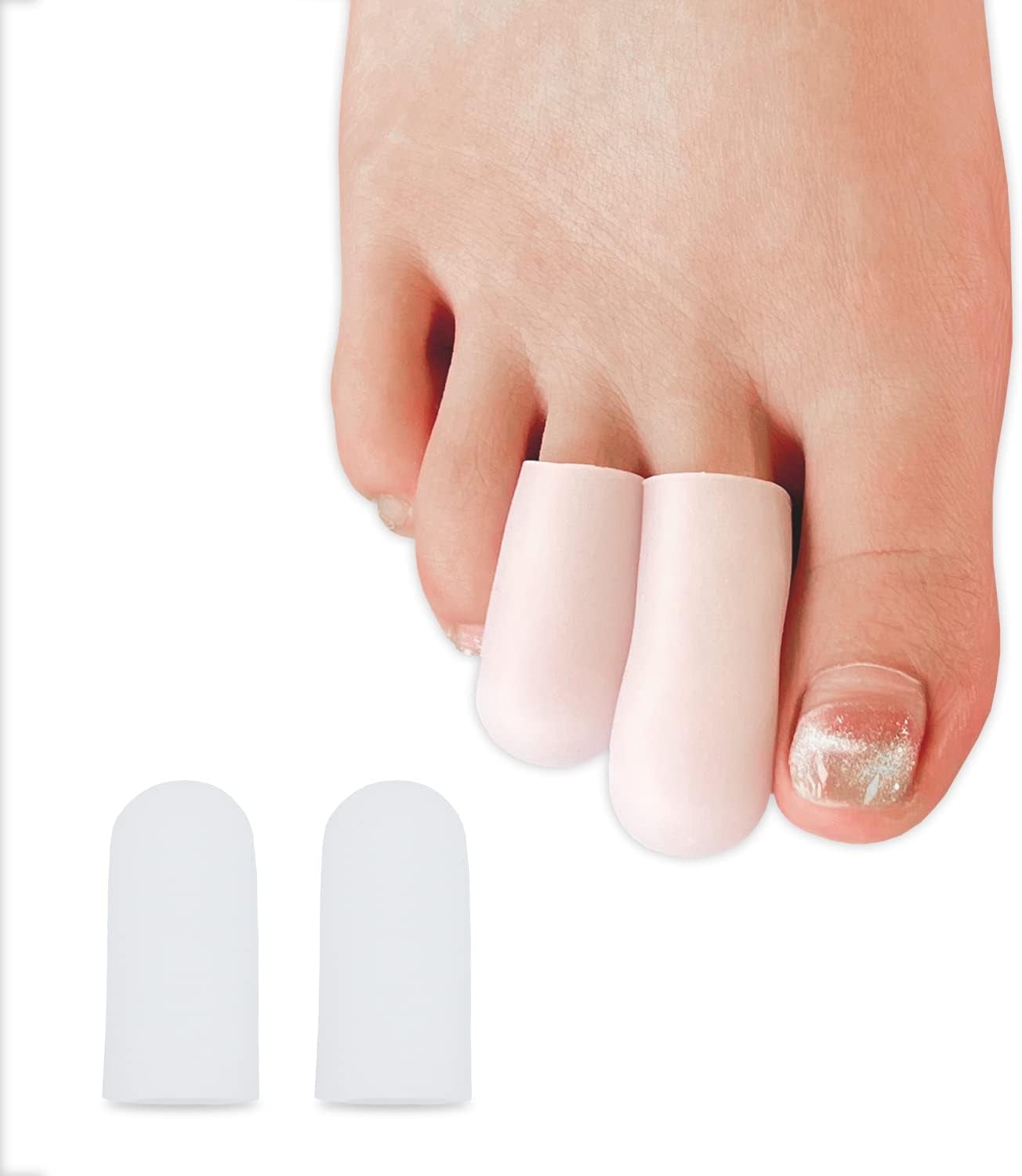 Gel Toe Protectors, 14 Packs of Silicone Toe Covers for Men and Women ...