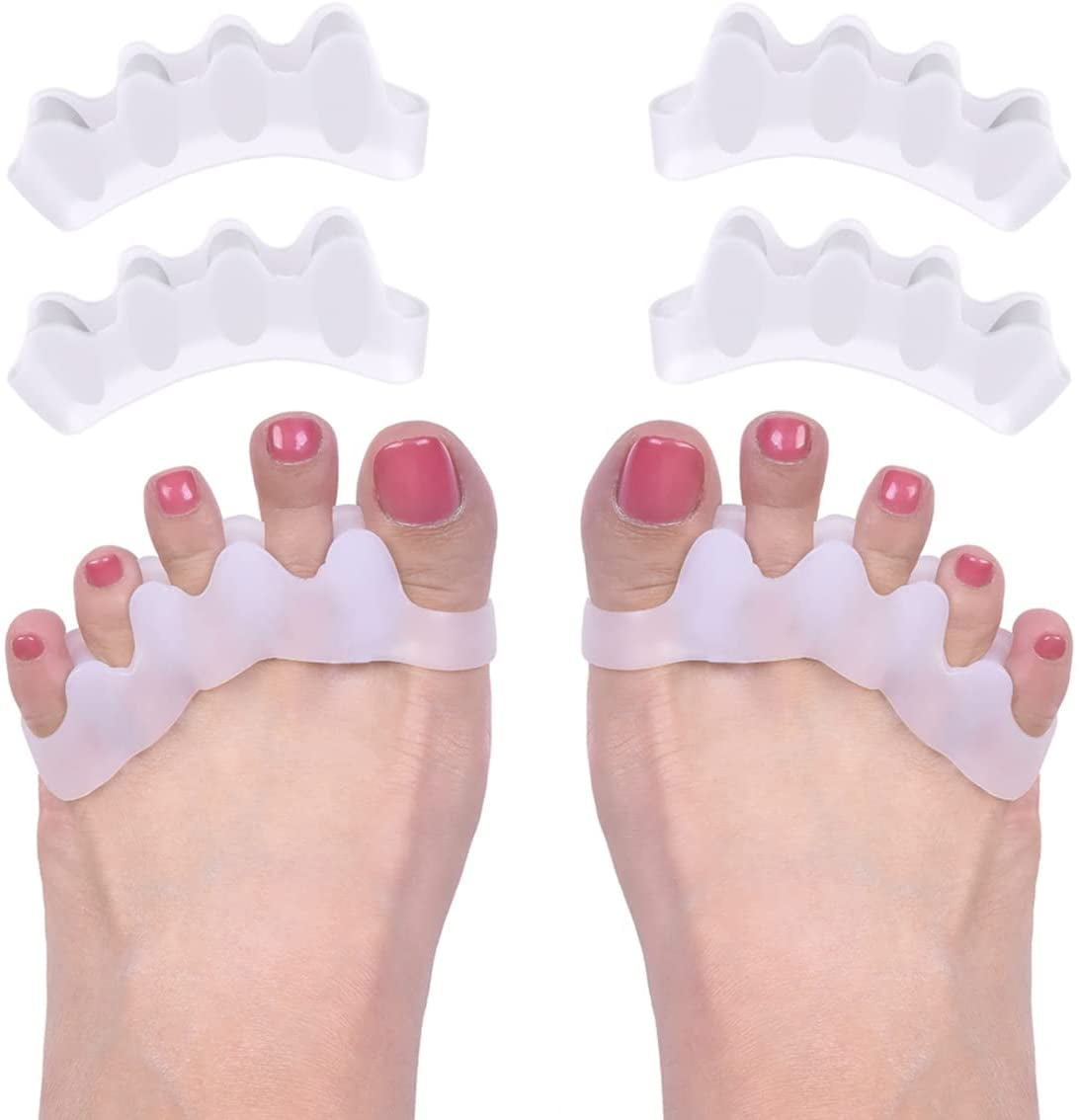 Gel Toe Separator (4 PCS),Toe Spacers for Feet Women Men Correct Toes ...