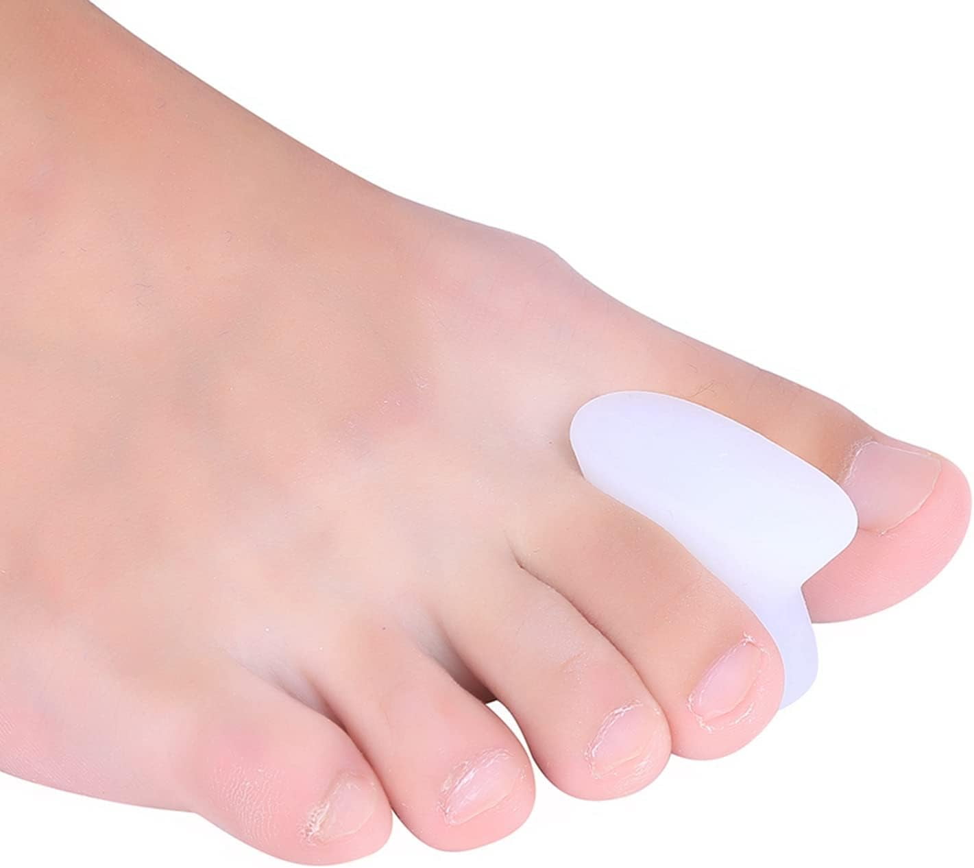 Gel Toe Separators, 1 Pair Silicone Gel Toe Protector Straightener ...