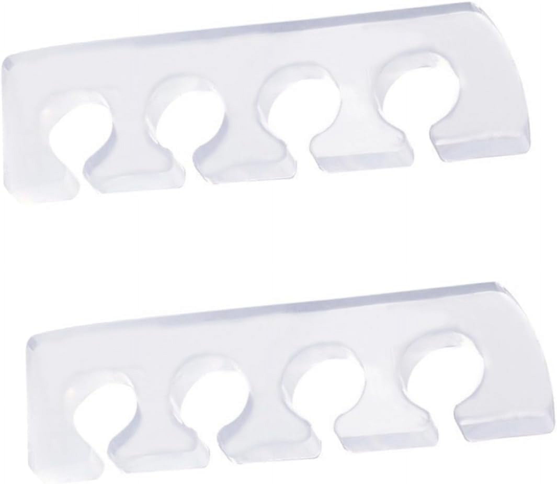 Gel Toe Separators Dividers 1 Pair Five Splitter Spacers Bunion Spacer ...