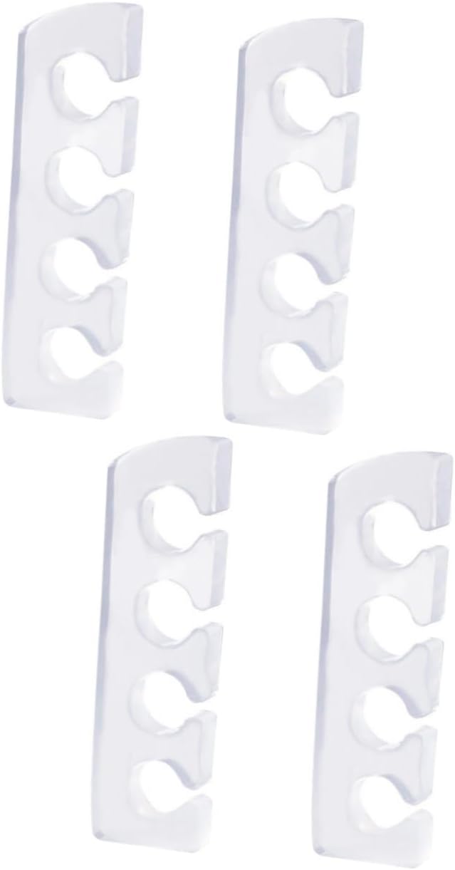Gel Toe Separators Dividers 2 Pairs Five Splitter Silicone Gel Hammer ...
