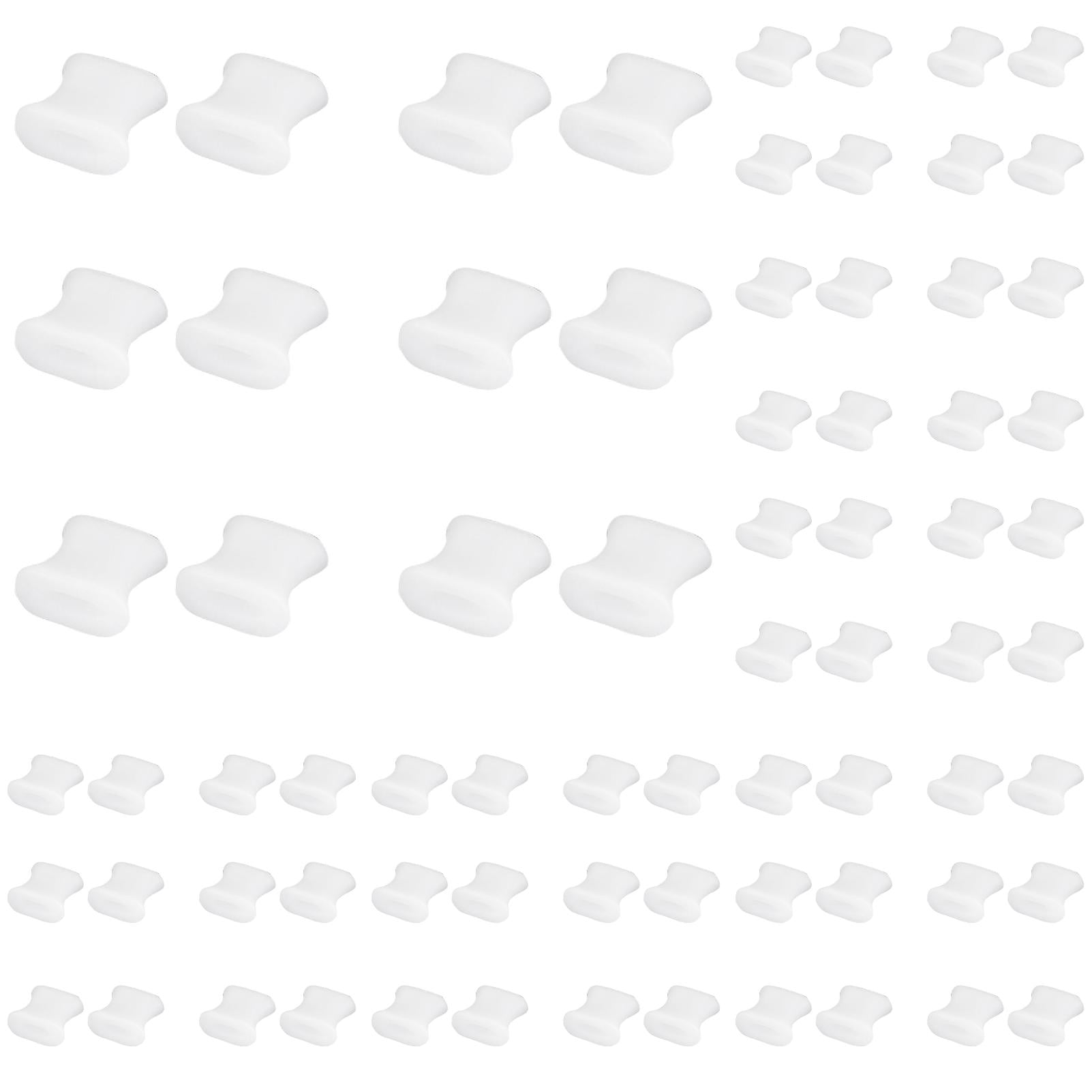 Gel Toe Spacers, Silicone Toe Separators for Overlapping Toes, 6//12/18 ...