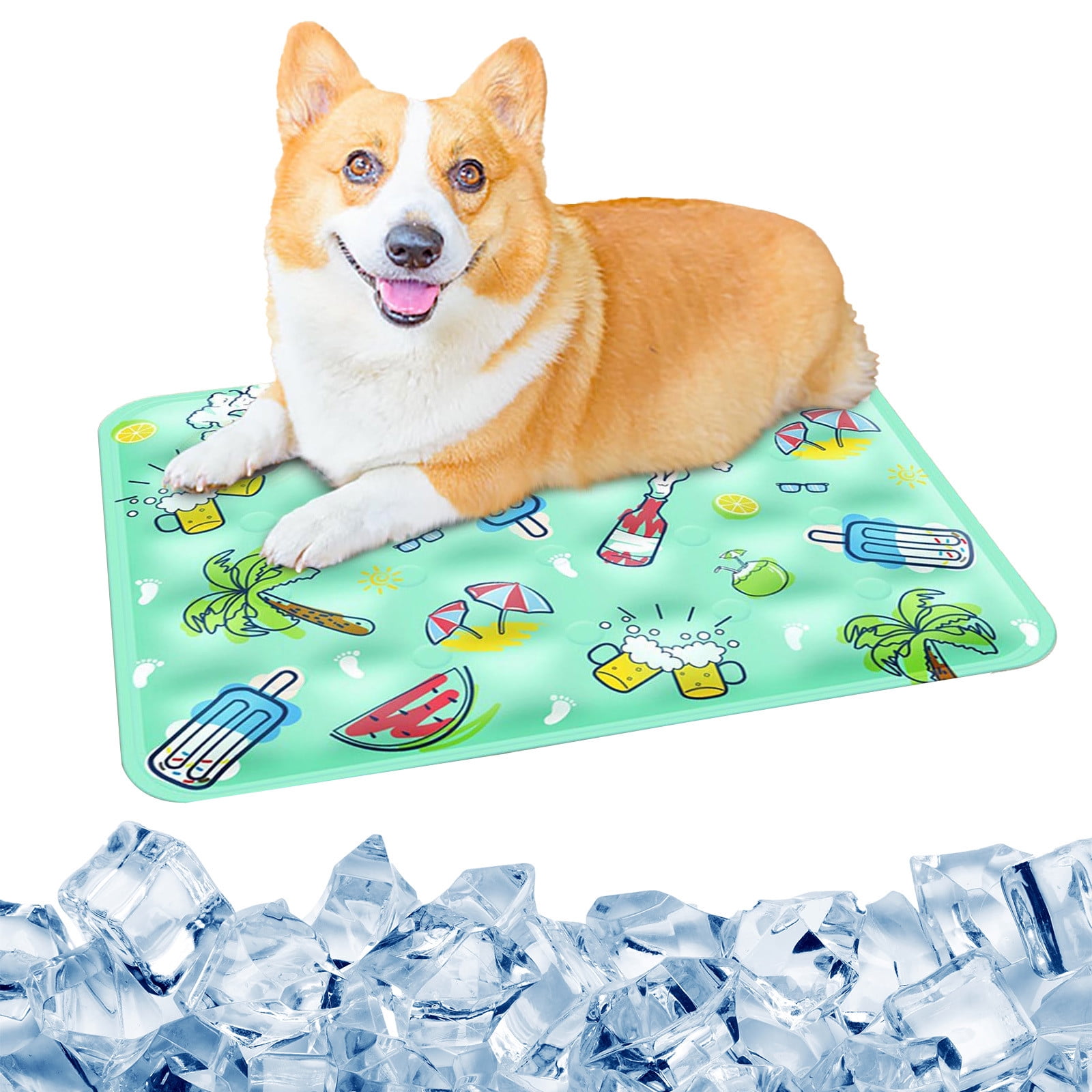 Gel Water Cooling Cushion, Portable Ice Mat, Breathable Memory Foam ...