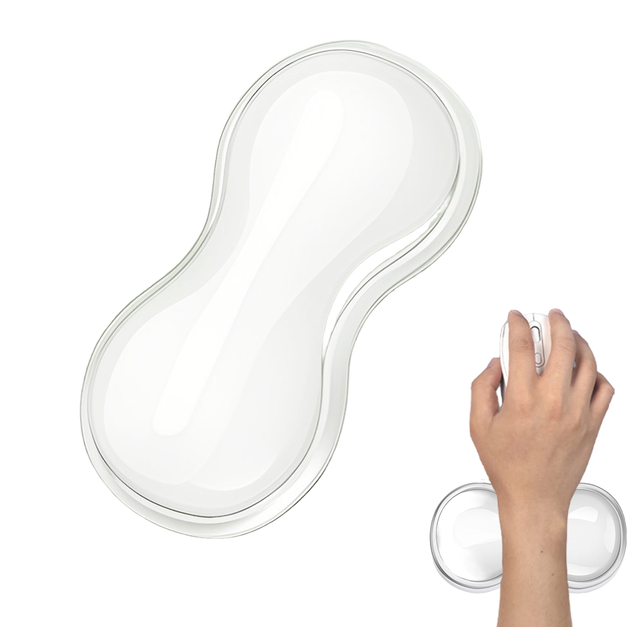 Gel Wrist Rest for Mouse, Transparent Cushion Wrist Support Wrist Pad ...
