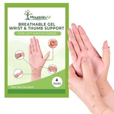 Garosa 1 Pair Comfy Thumb Brace Stabilizer Gel Pad Wrist Support Sleeve ...
