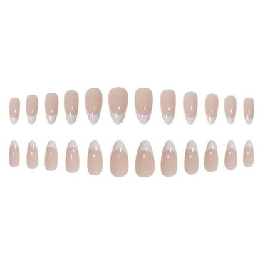 EEEkit 480pcs Pre-shaped Half Matte X False Nail Tips, 12 Sizes Square ...