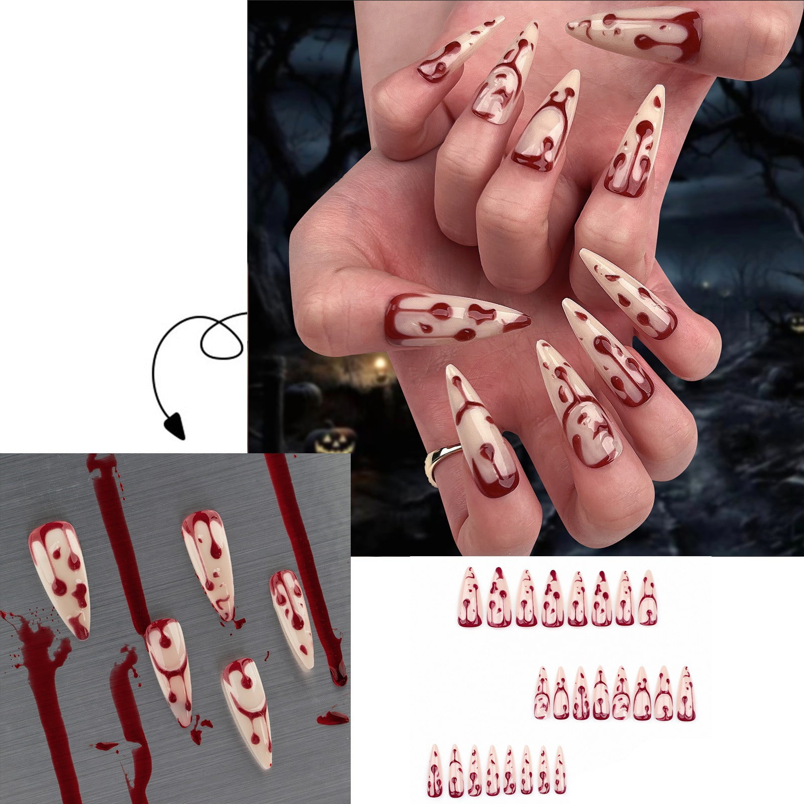 Gel X Tips Full Coverage Nail Sculpting Forms Long Nail Tips for Gel ...