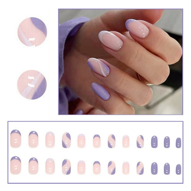 Gel X Tips Full Coverage Stick on Acrylic Nails Long Full Nail Tips ...
