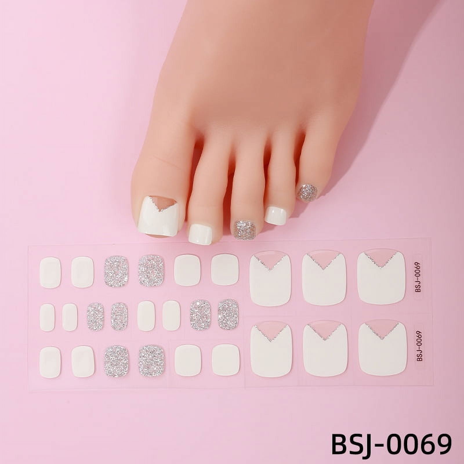 Gel foot stickers nail stickers cartoon gradient onion powder ...