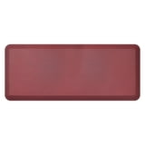 GelPro, Kitchen Mat, 20" x 48", Leather Grain Red, Supportive Comfort ...