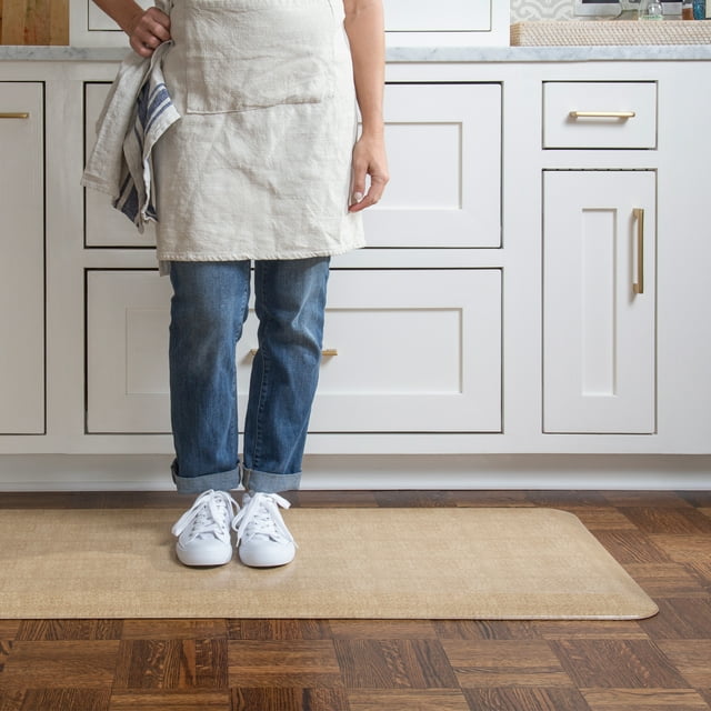 GelPro Contemporary/Traditional/Transitional Pebble Beige Kitchen Mat ...