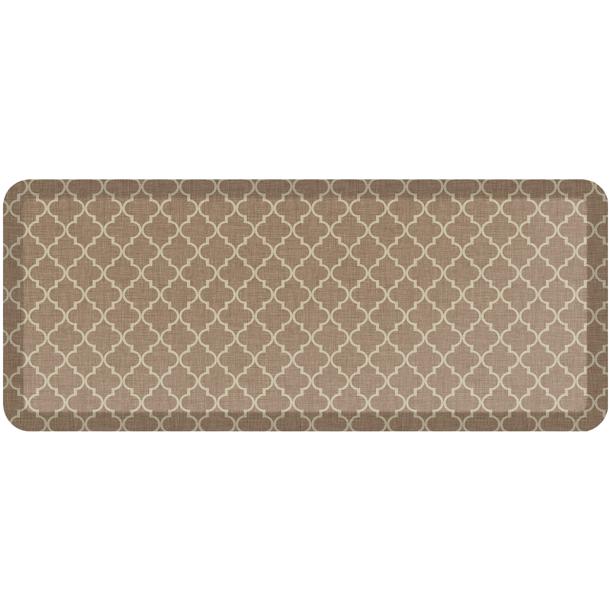 GelPro Decorator Collection Lattice Beige Kitchen Mat, 20 in x 48 in ...