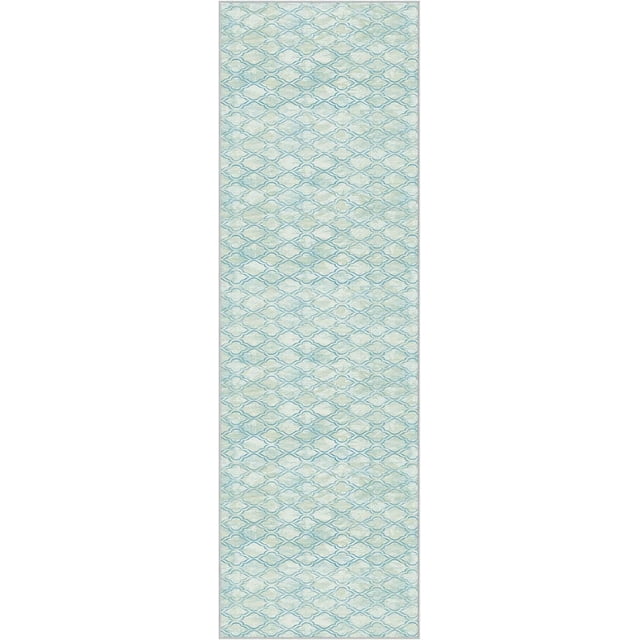 GelPro NeverMove Artisan Rug, Machine-Washable, Lattice Runner, 24" x ...