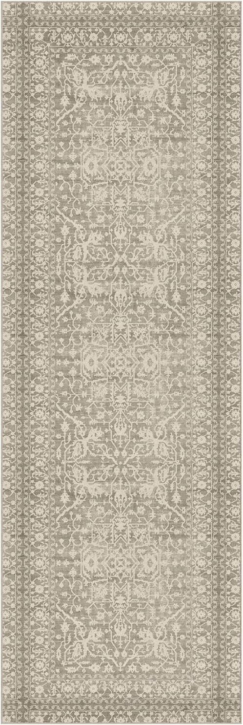 GelPro NeverMove Machine Washable Bella Area Rug, 3x5, Khaki - Walmart.com