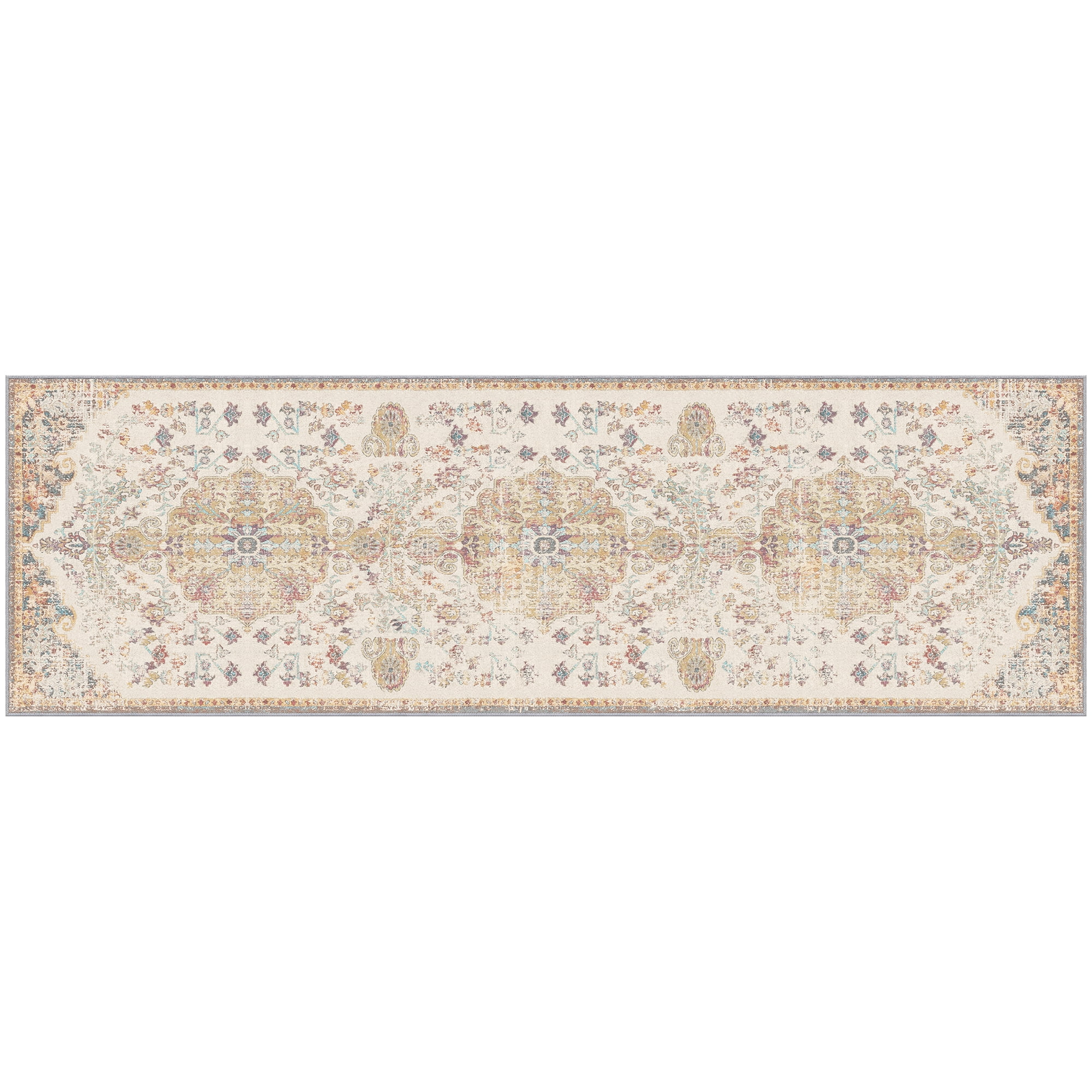 GelPro Nevermove Machine-Washable Kitchen Rug, 24"x76" Taryn Sunny ...