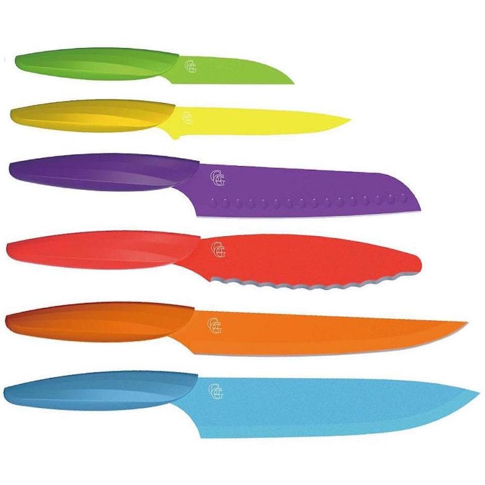 Gela Global 6 Piece Knives Set Multicolor - Walmart.com