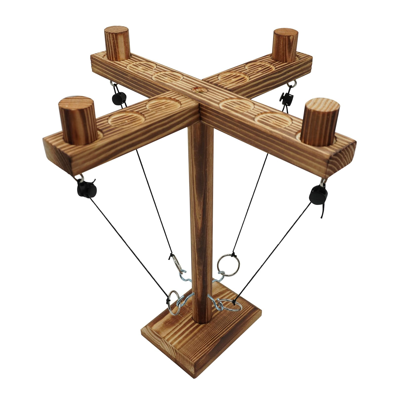 Gelabur Hook and Ring Game, Ring Toss Game for Adults, Ring Game on a String, Tabletop Games ...