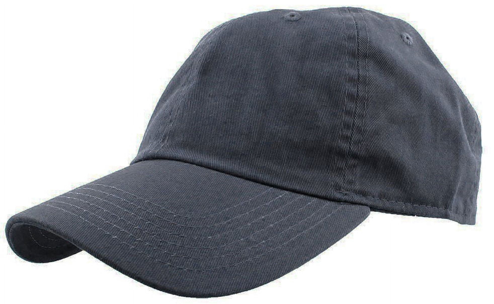 Adult Unisex Plain Baseball Cap, 100% Cotton, Adjustable Size, Polo ...