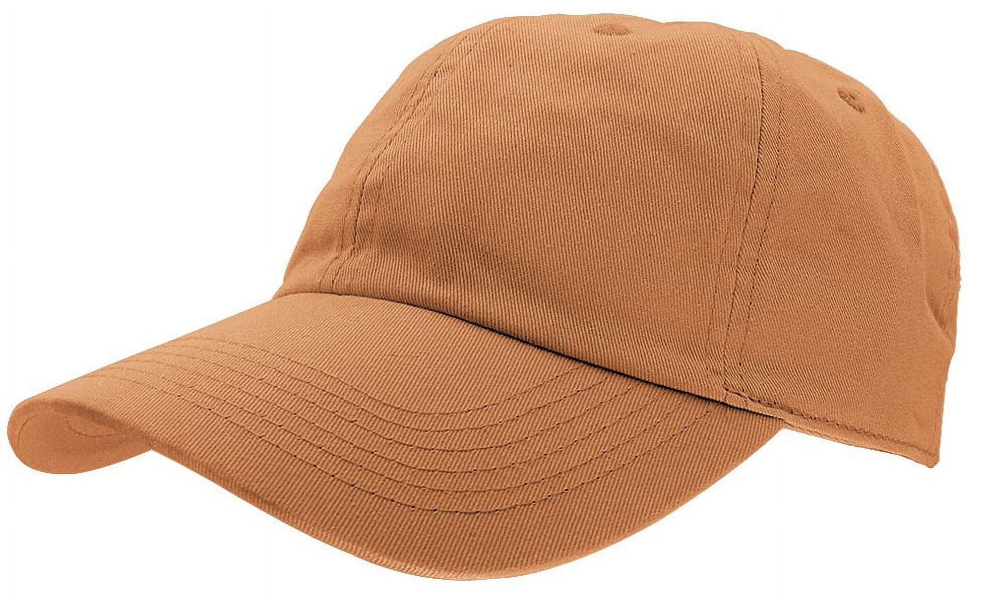 Gelante Adult Unisex Baseball Hat Cap 100% Cotton Plain Blank ...