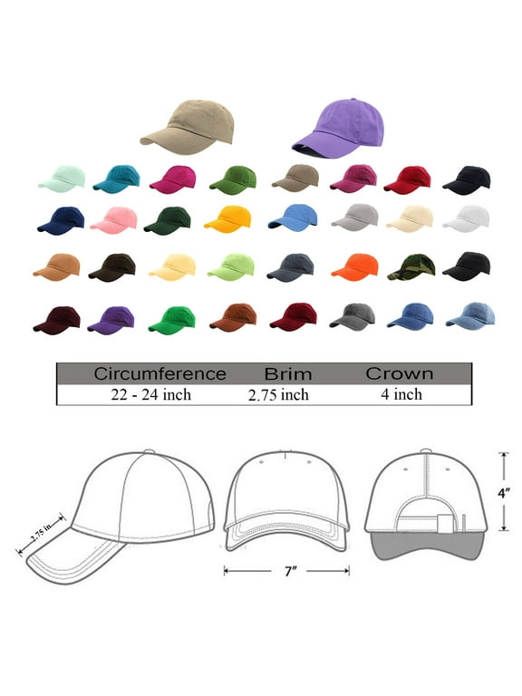 Solid Plain Style Flatbill Snapback Hat Cap, White, One Size Fits All ...