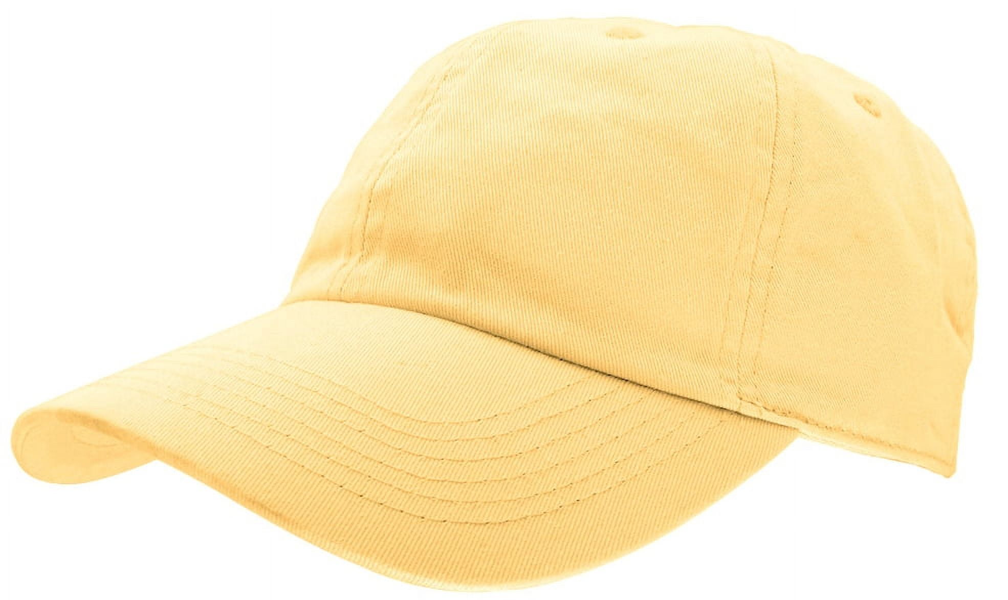 Gelante Adult Unisex Baseball Hat Cap 100% Cotton Plain Blank ...