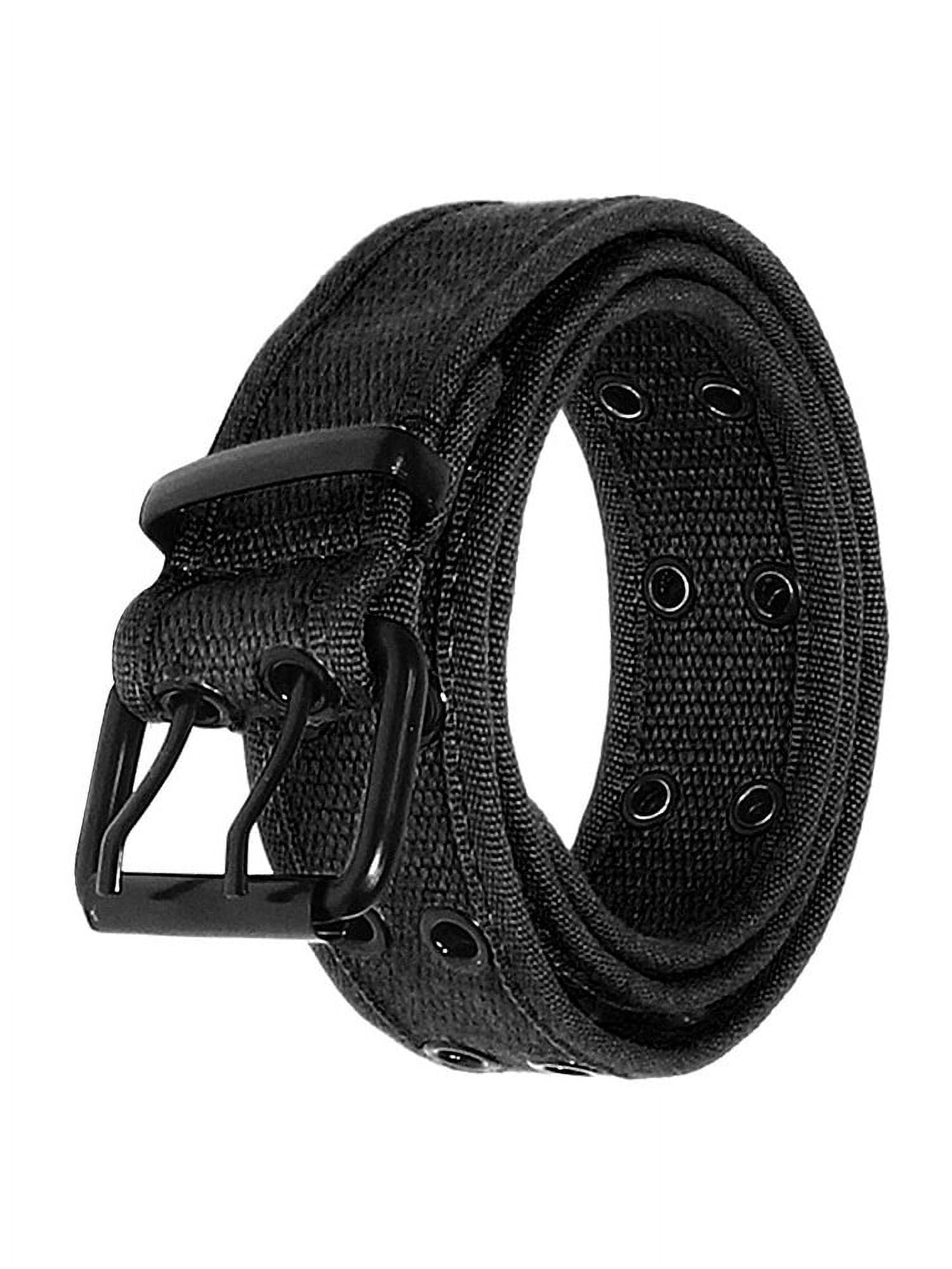 Gelante Canvas Double Grommet Hole Belt, Black, XXL - Walmart.com