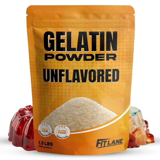 Unflavored Gelatin 1.3lb - Premium dairy for grocery retail - Walmart ...