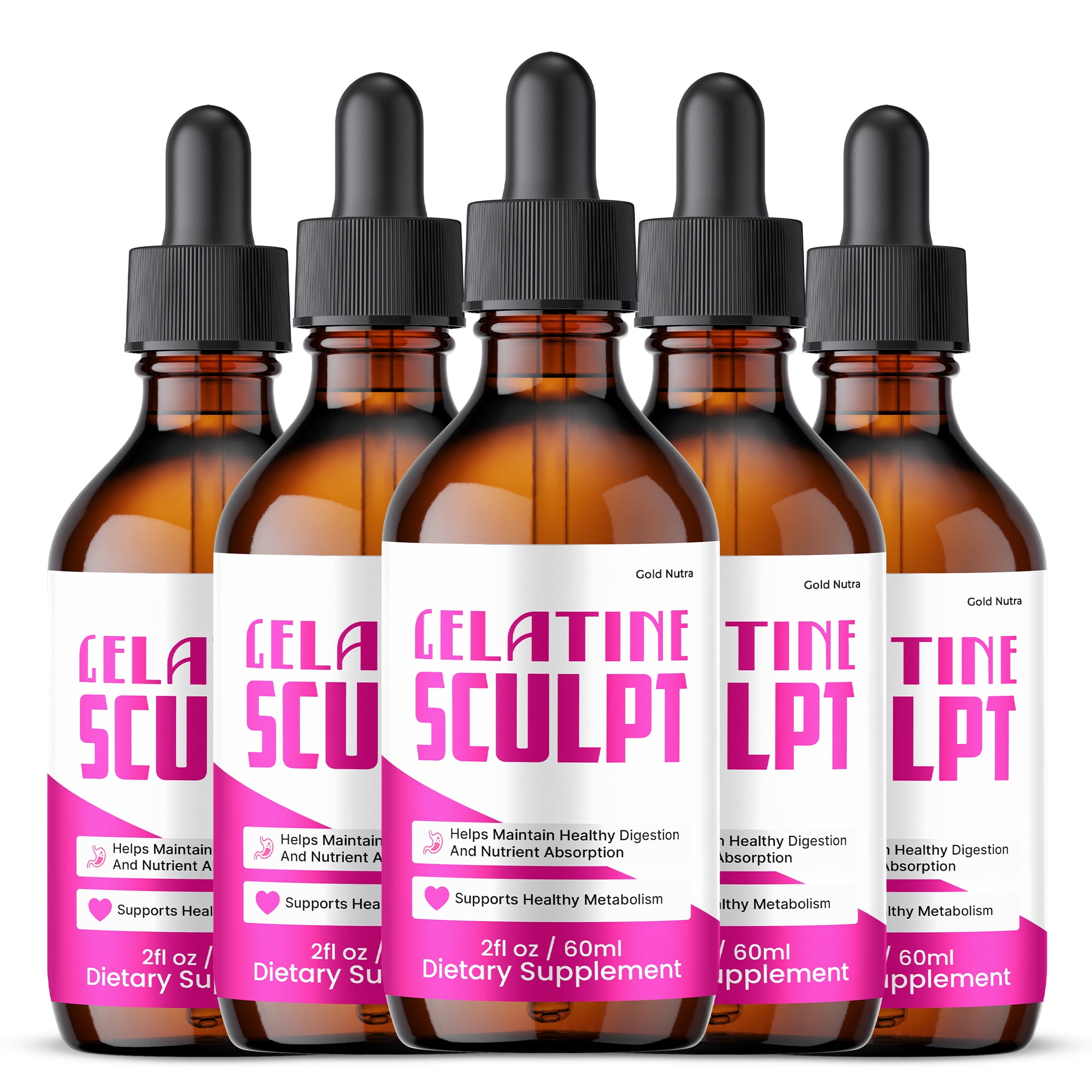 Gelatine Sculpt Drops Liquid Supplement, GelatineSculpt Supplement, All ...
