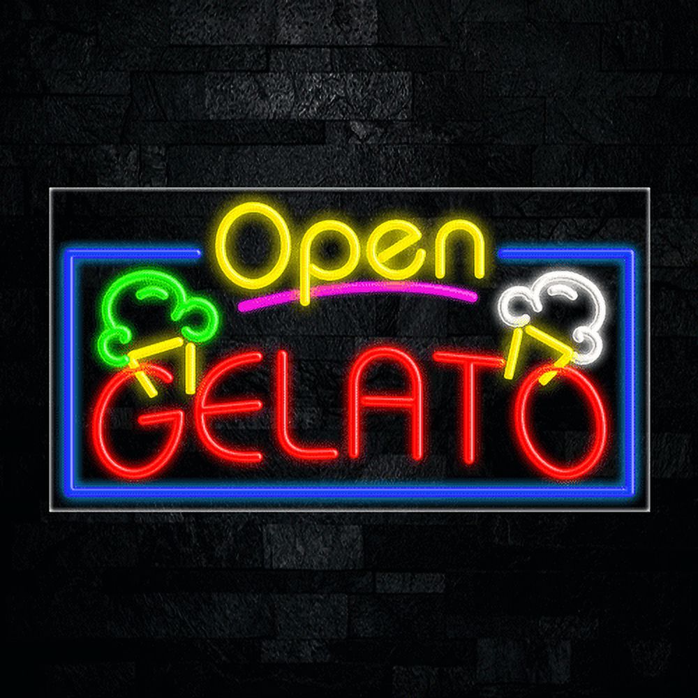 Gelato LED Neon Sign 33"L x 18"H #35507 - Walmart.com