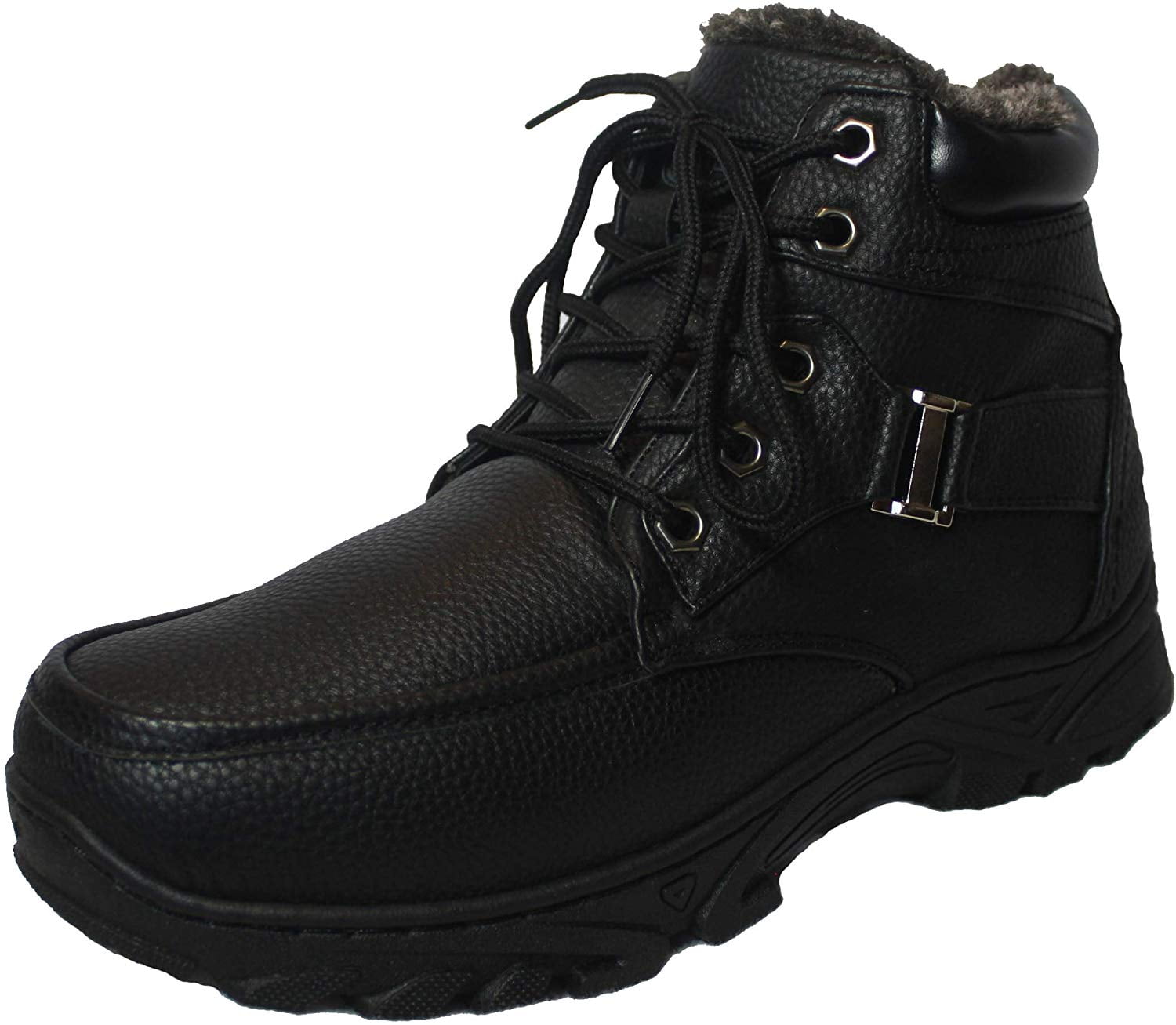 Gelato Mens Warmed Lined Winter Snow Boot, Adult, Black, 8.5 M US ...